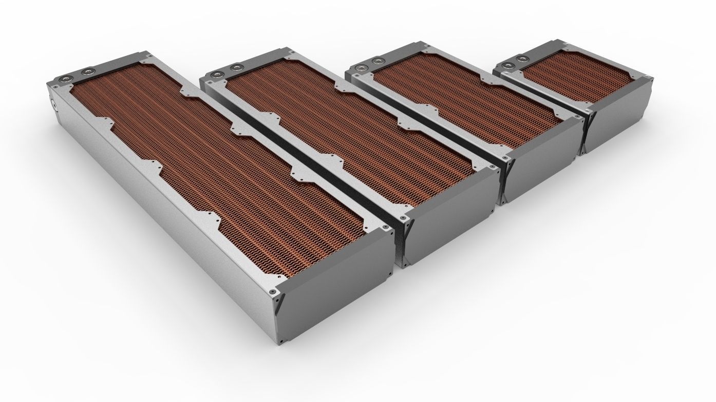 Aquacomputer Airplex Modularity 120mm Radiators 3D Model Collection ...