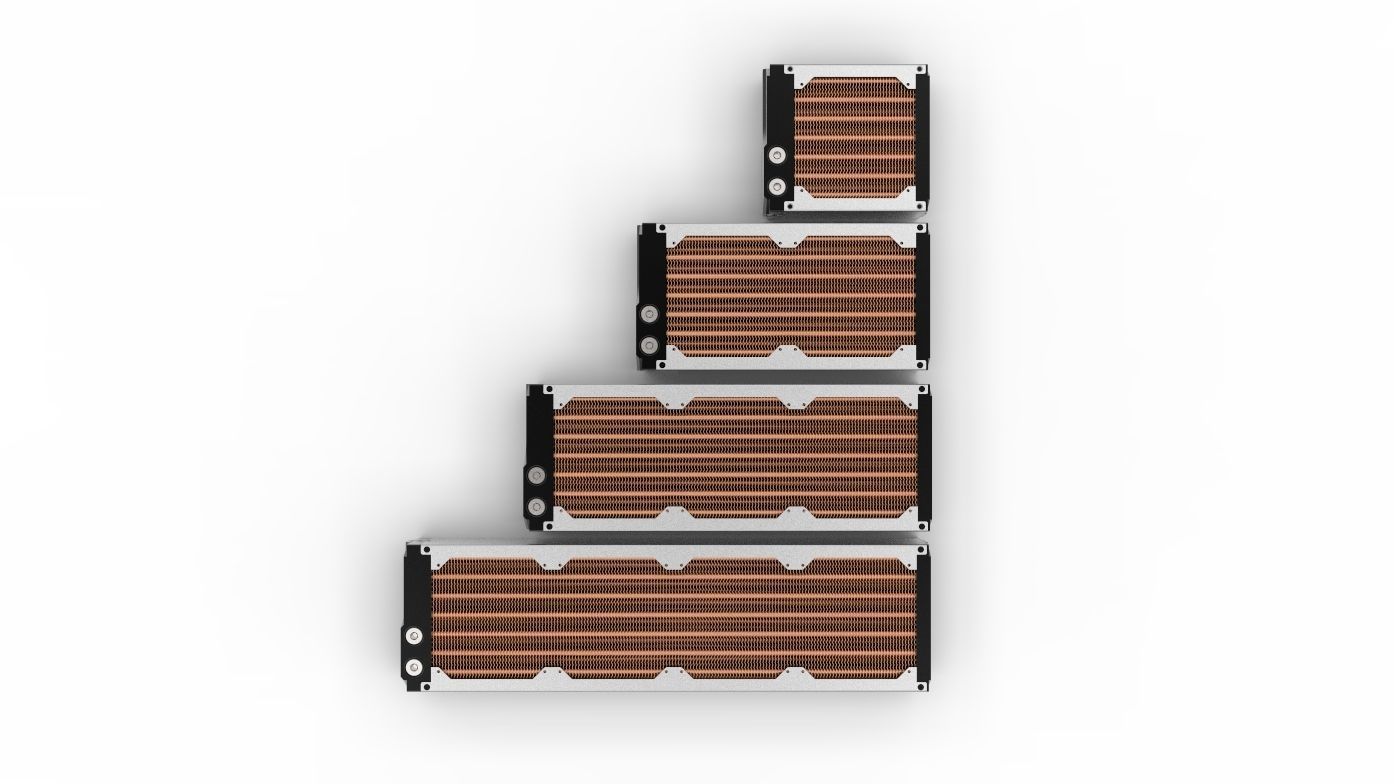Aquacomputer Airplex Modularity 120mm Radiators 3D Model Collection ...