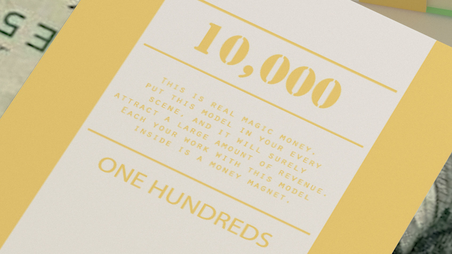 Magic Money Bag 3D model | CGTrader