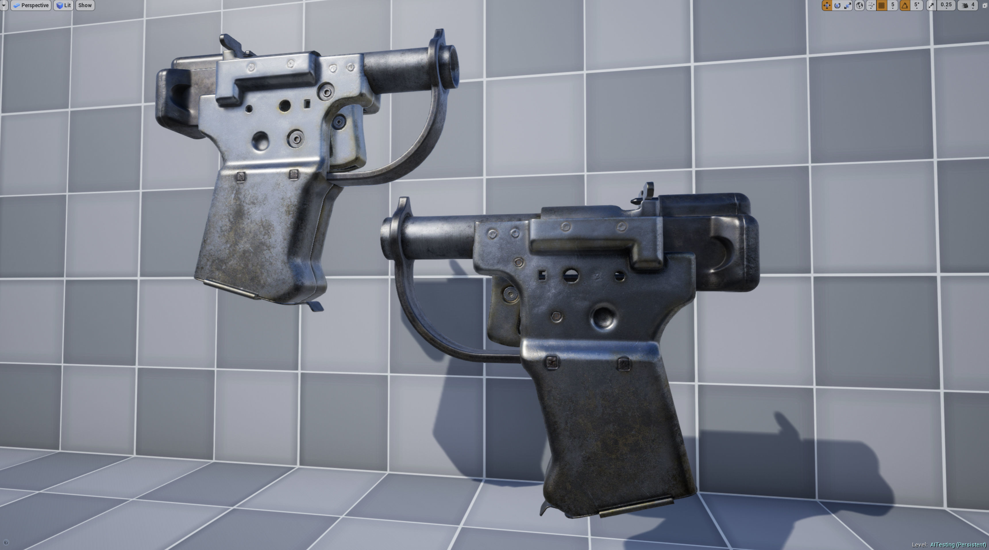 3D model FP-45 Liberator VR / AR / low-poly rigged animated | CGTrader