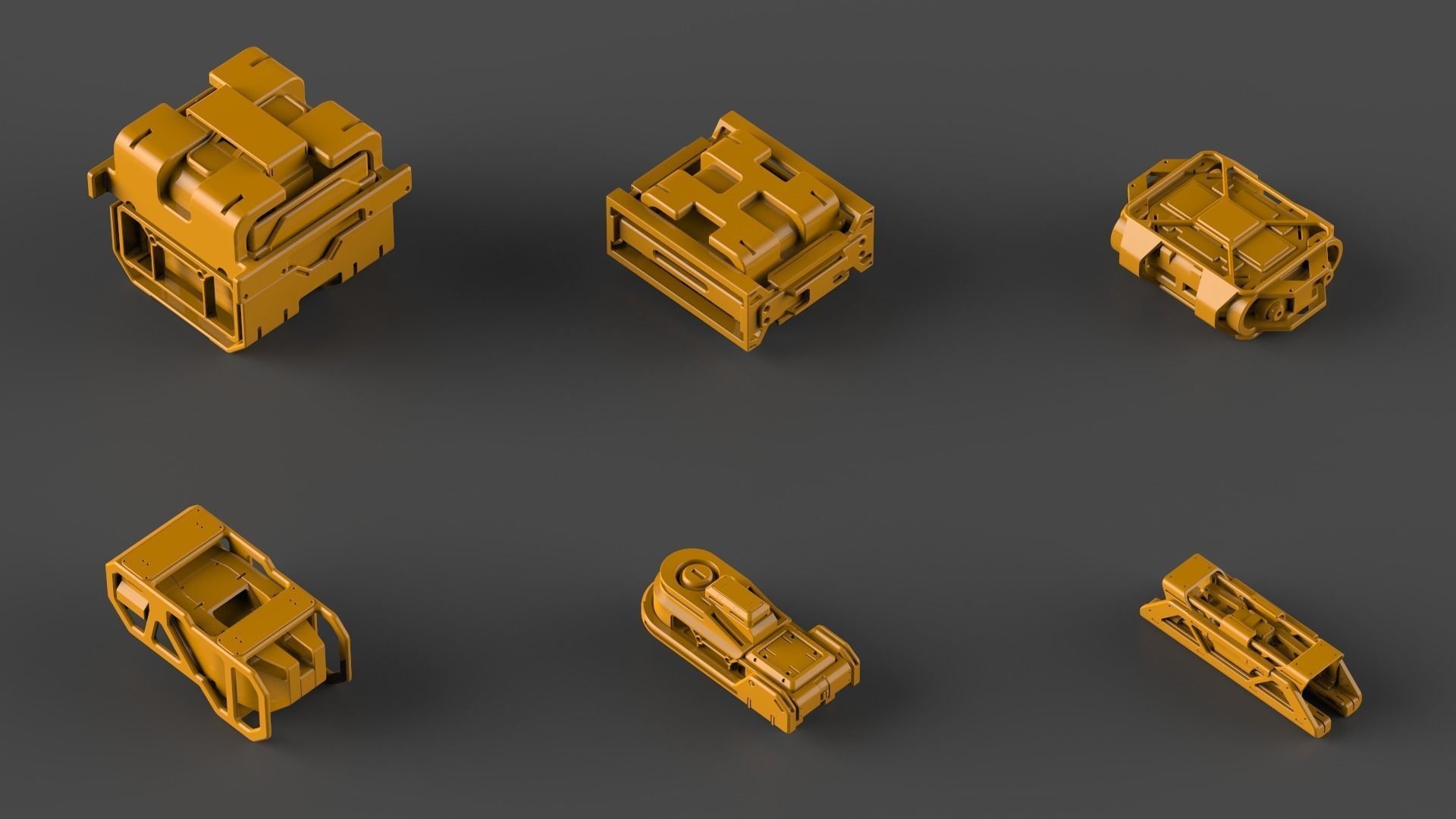 Hard Surface KitBash Vol 5 3D model | CGTrader