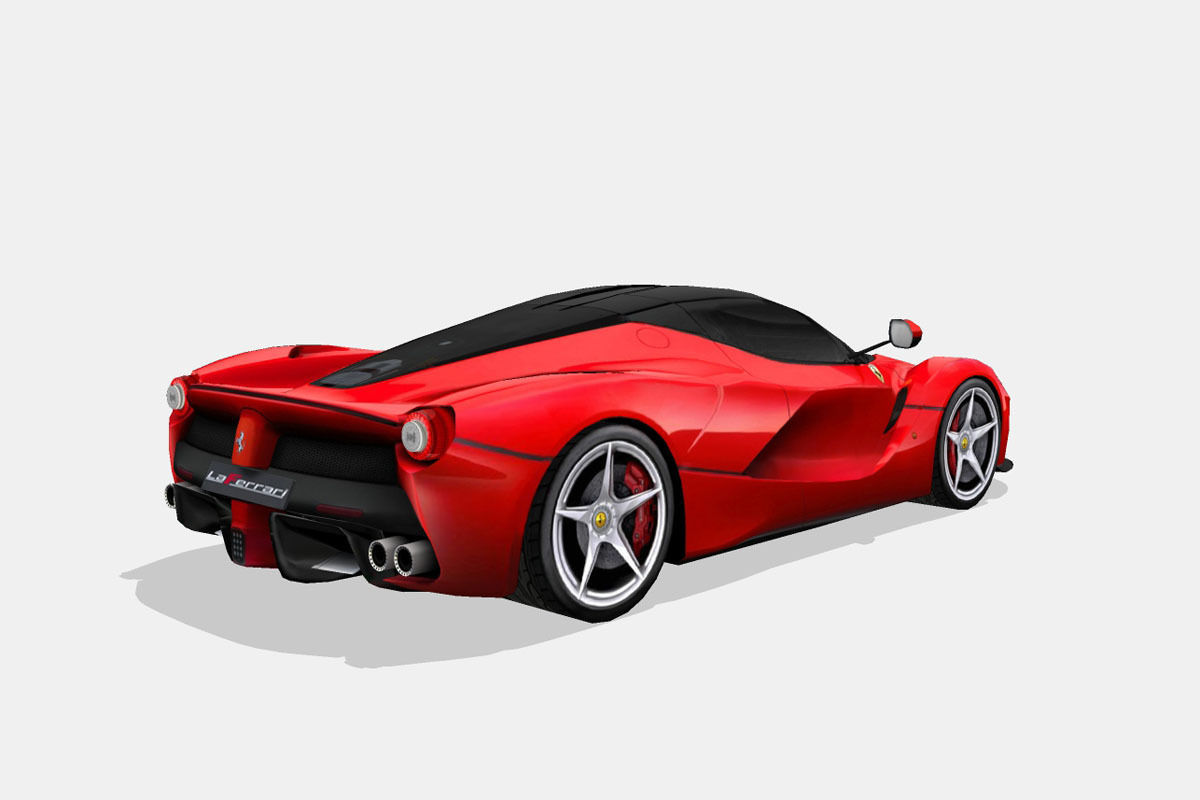3D model Ferrari LaFerrari VR / AR / low-poly | CGTrader