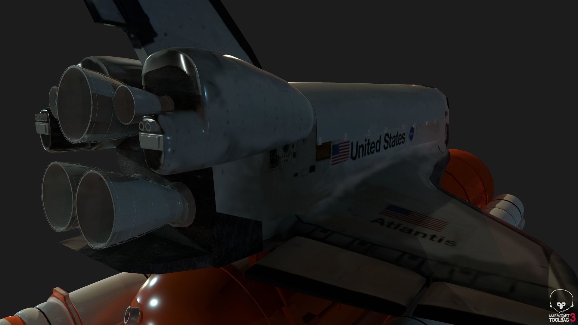 Space Shuttle Atlantis free 3D model | CGTrader