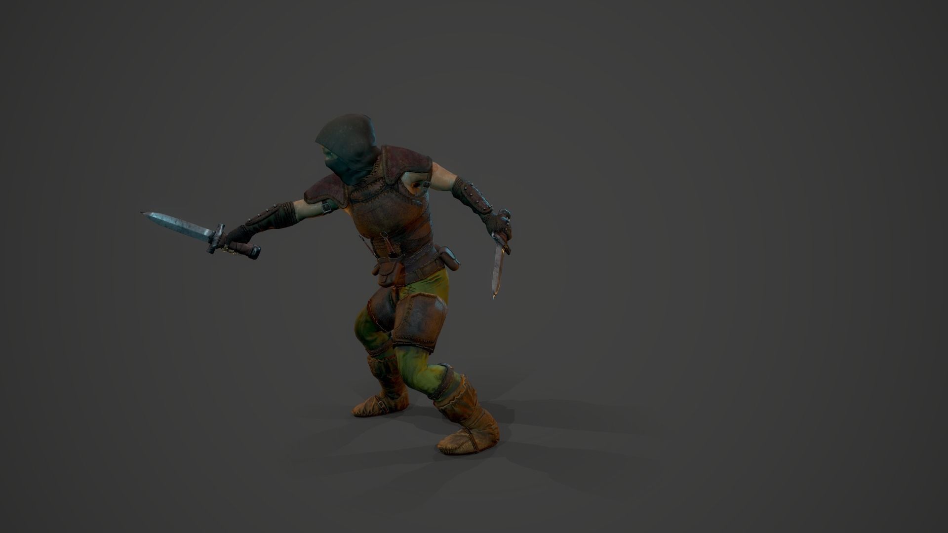 3D model Character Rogue VR / AR / low-poly rigged animated | CGTrader
