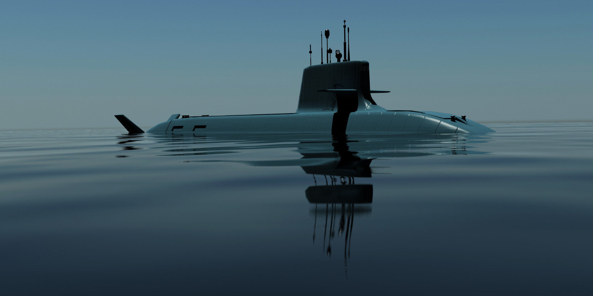 Soryu-class low poly model submarine 3D model | CGTrader