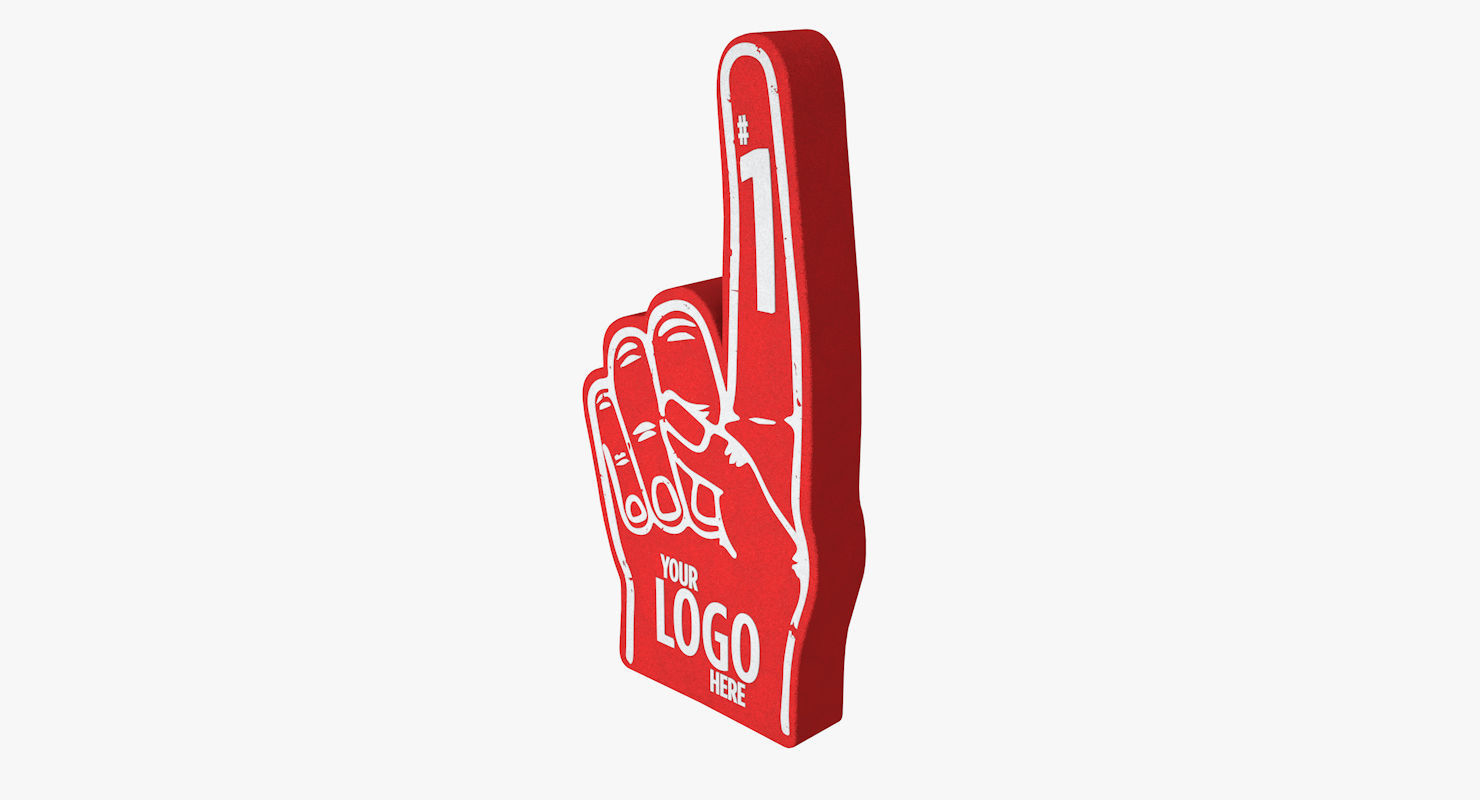 Foam Finger 3D model | CGTrader