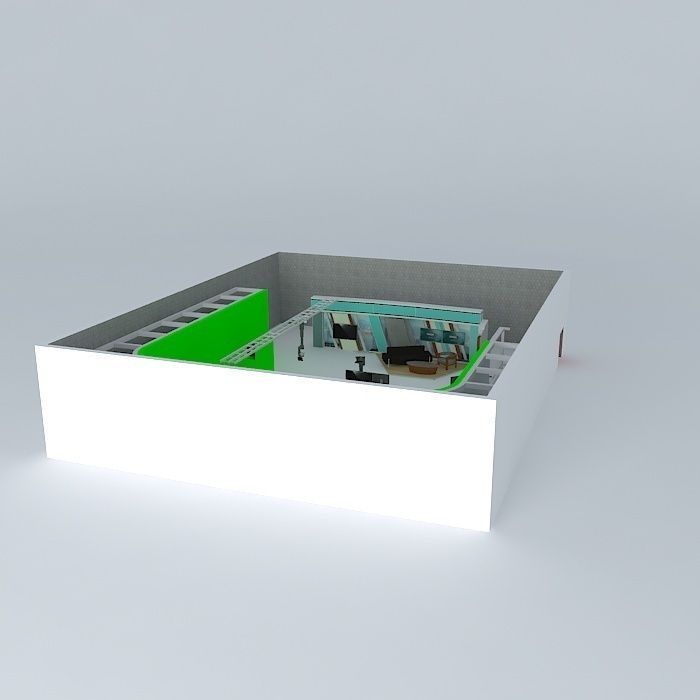 CITV TV Global Edmonton HD Hybrid Set free 3D model | CGTrader