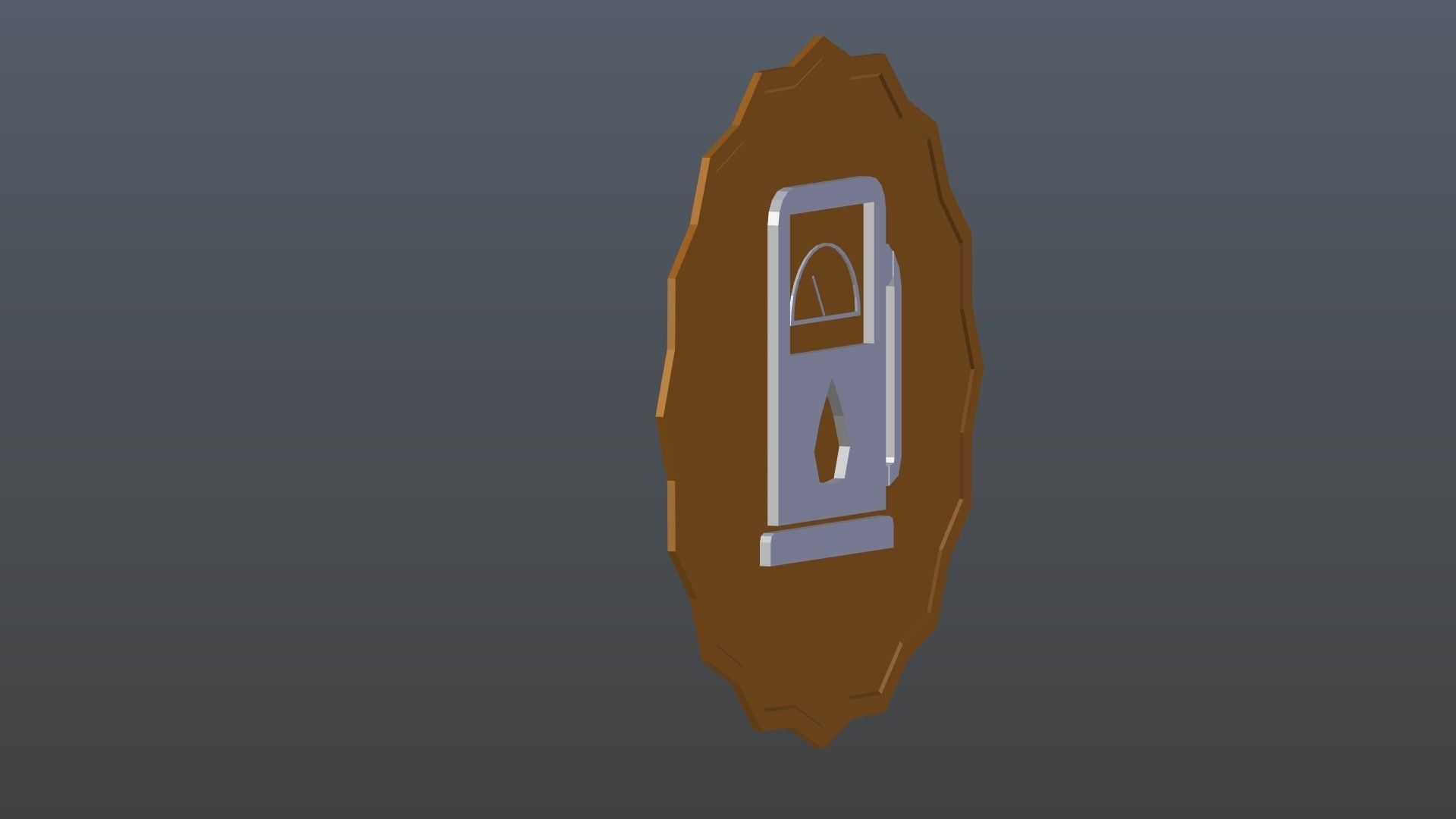 Low poly symbol petrol free 3D model | CGTrader