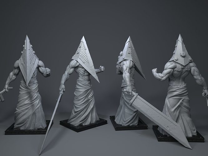 Pyramid Head 3D model 3D printable | CGTrader