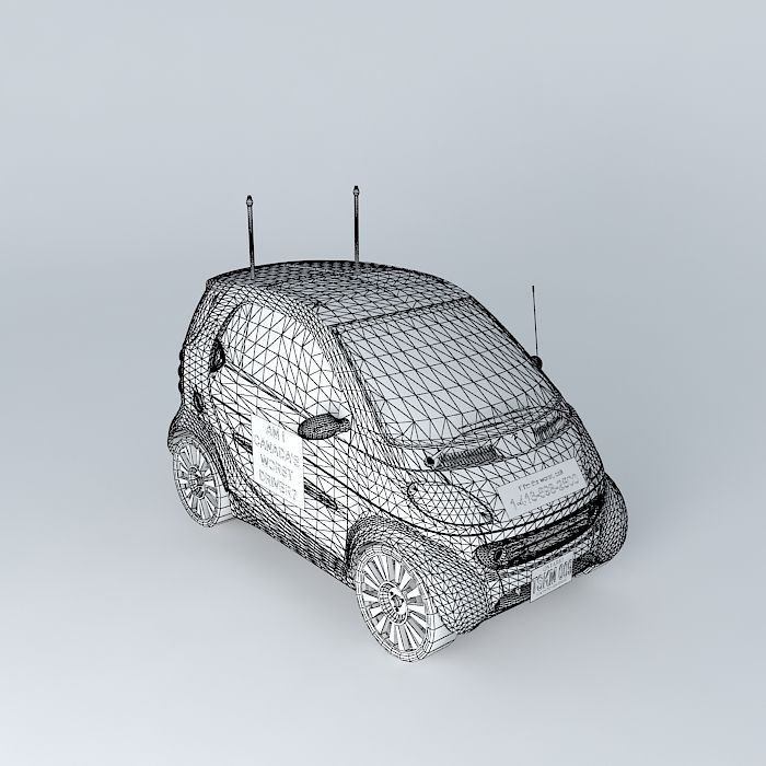 Smart Fortwo Canada Worst Driver 2 free 3D model | CGTrader