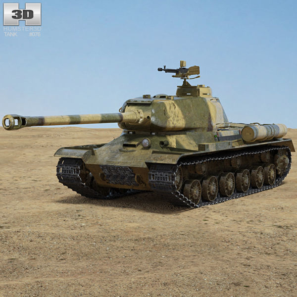 3D IS-2 Tank | CGTrader