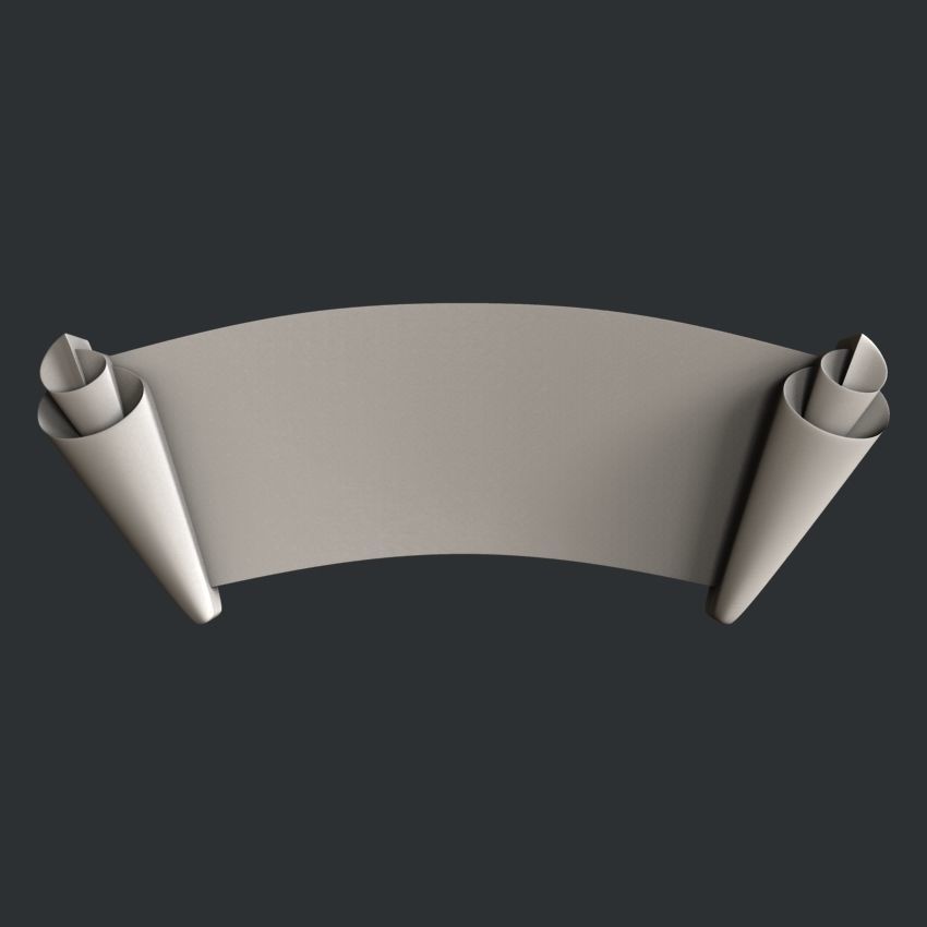 3d STL models for CNC or 3d printer set scroll 3D model 3D printable ...