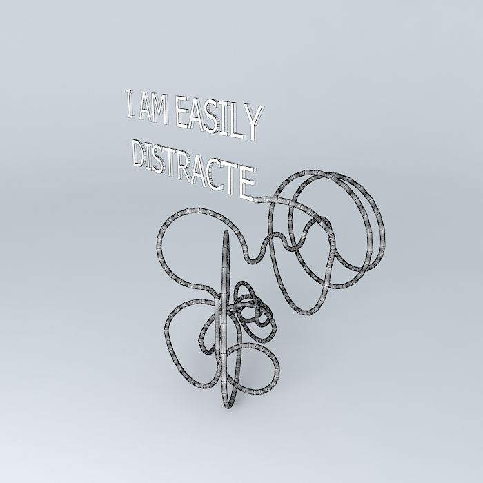 I AM EASILY DISTRACTED free 3D model | CGTrader I AM EASILY DISTRACTED free 3D model | CGTrader