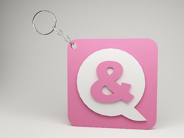 And 3D printable Key chain model 3D model 3D printable | CGTrader