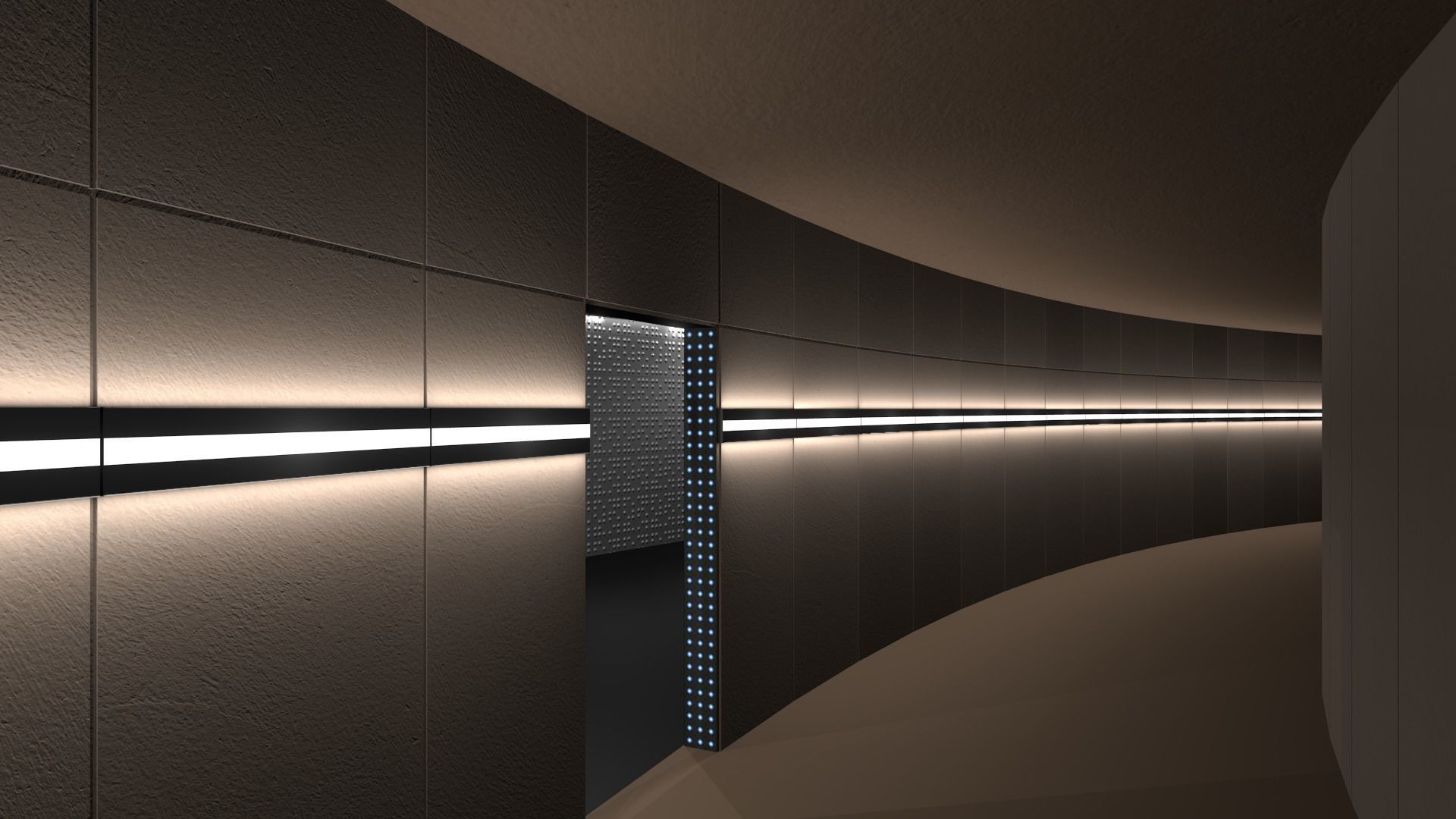 3D model Time vault-Corridors-hall from STAR Labs VR / AR / low-poly ...