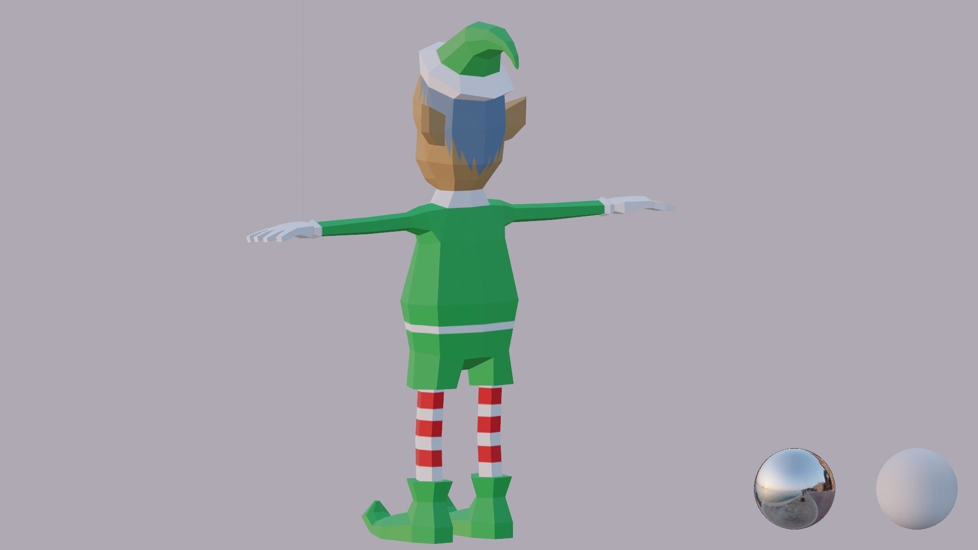3D model Elf low poly VR / AR / low-poly | CGTrader