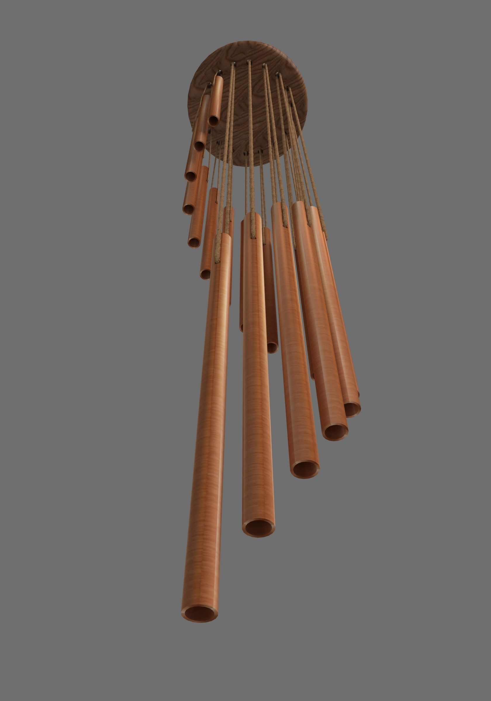 Metal Wind Chime 3D model | CGTrader