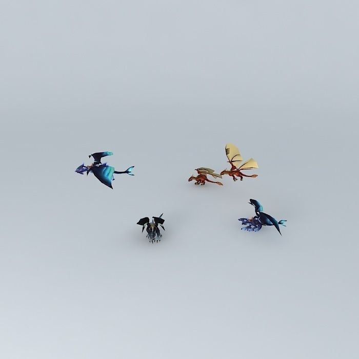 WOW dragon pet frame model free 3D model | CGTrader