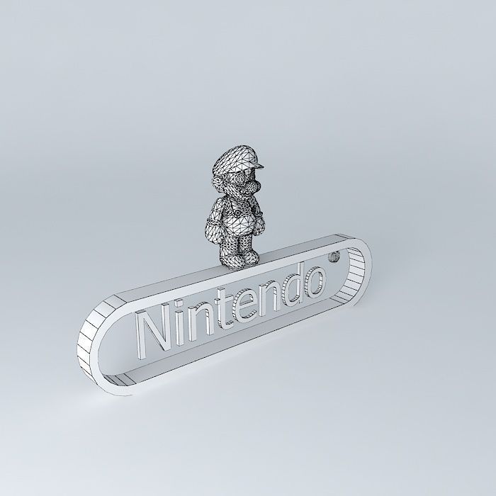 Nintendo mascot free 3D model | CGTrader