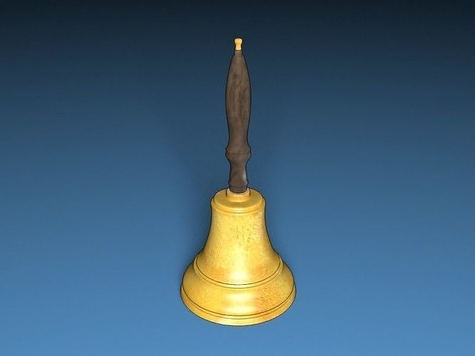 3D model Hand bell VR / AR / low-poly | CGTrader