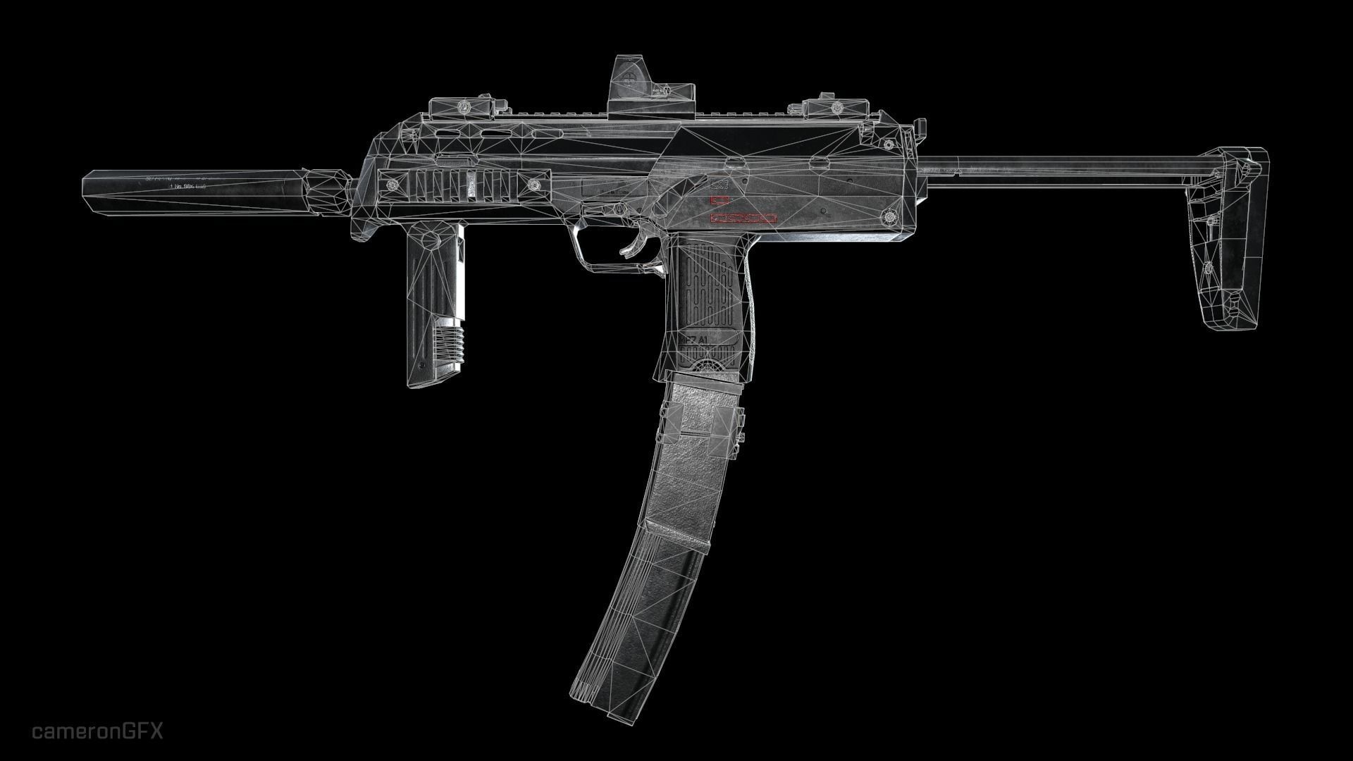 3D model PBR MP7 A1 VR / AR / low-poly | CGTrader