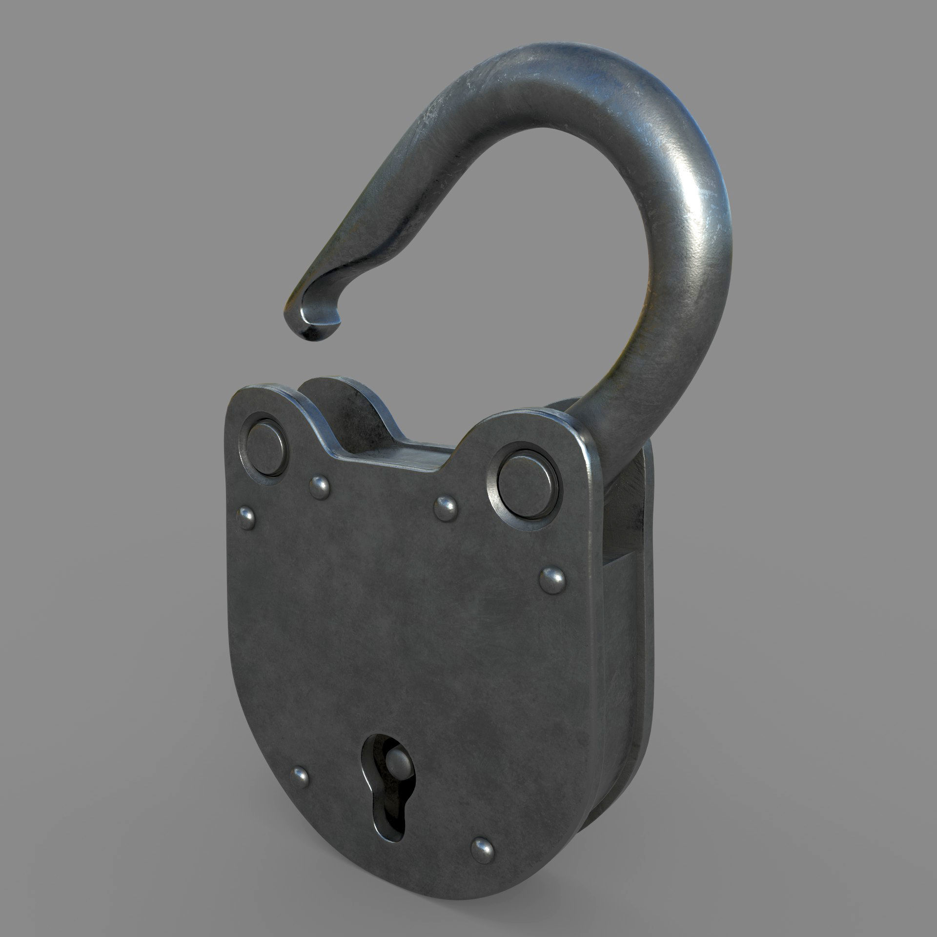 Badlock padlock 3D model | CGTrader