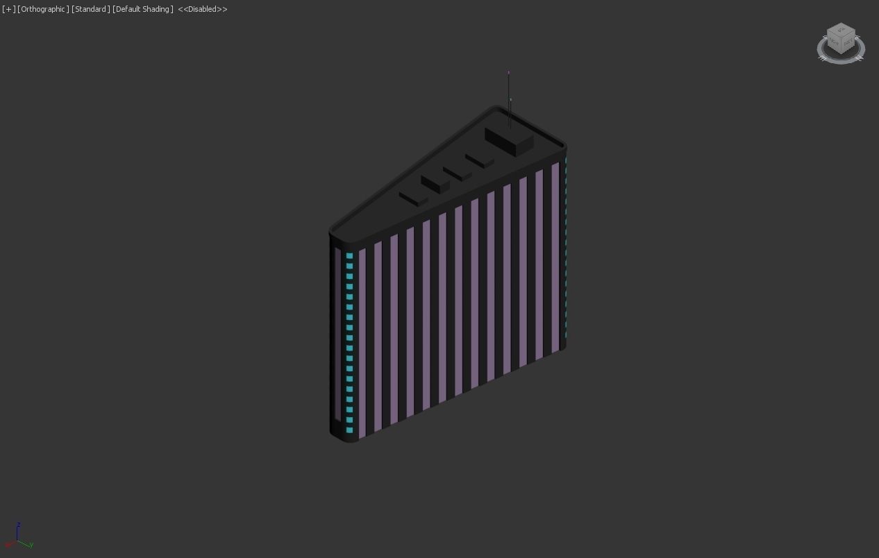 3D model Neon Buildings VR / AR / low-poly | CGTrader