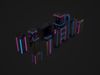 3D model Neon Buildings VR / AR / low-poly | CGTrader