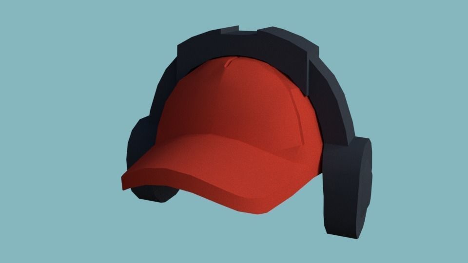lego cap v2 free 3D model | CGTrader