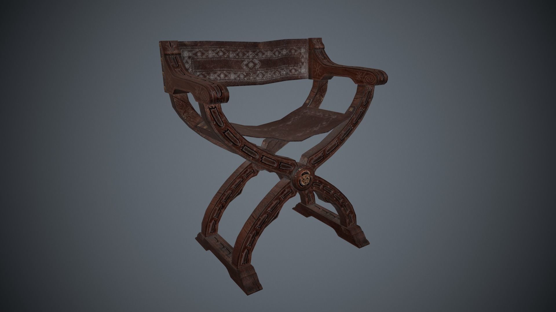 3D asset Antique Ancient Chair | CGTrader