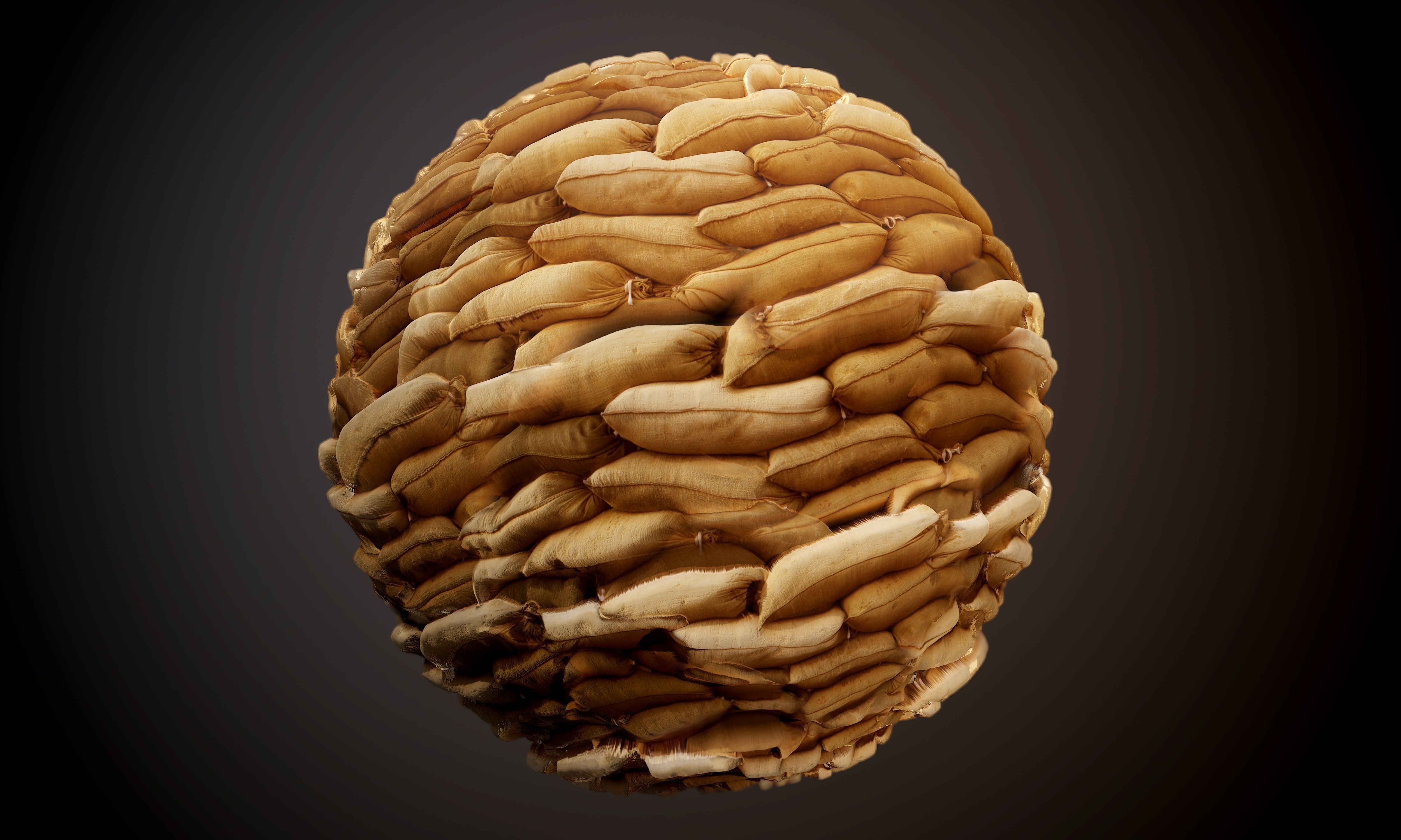 Sandbags Seamless PBR Texture Texture | CGTrader