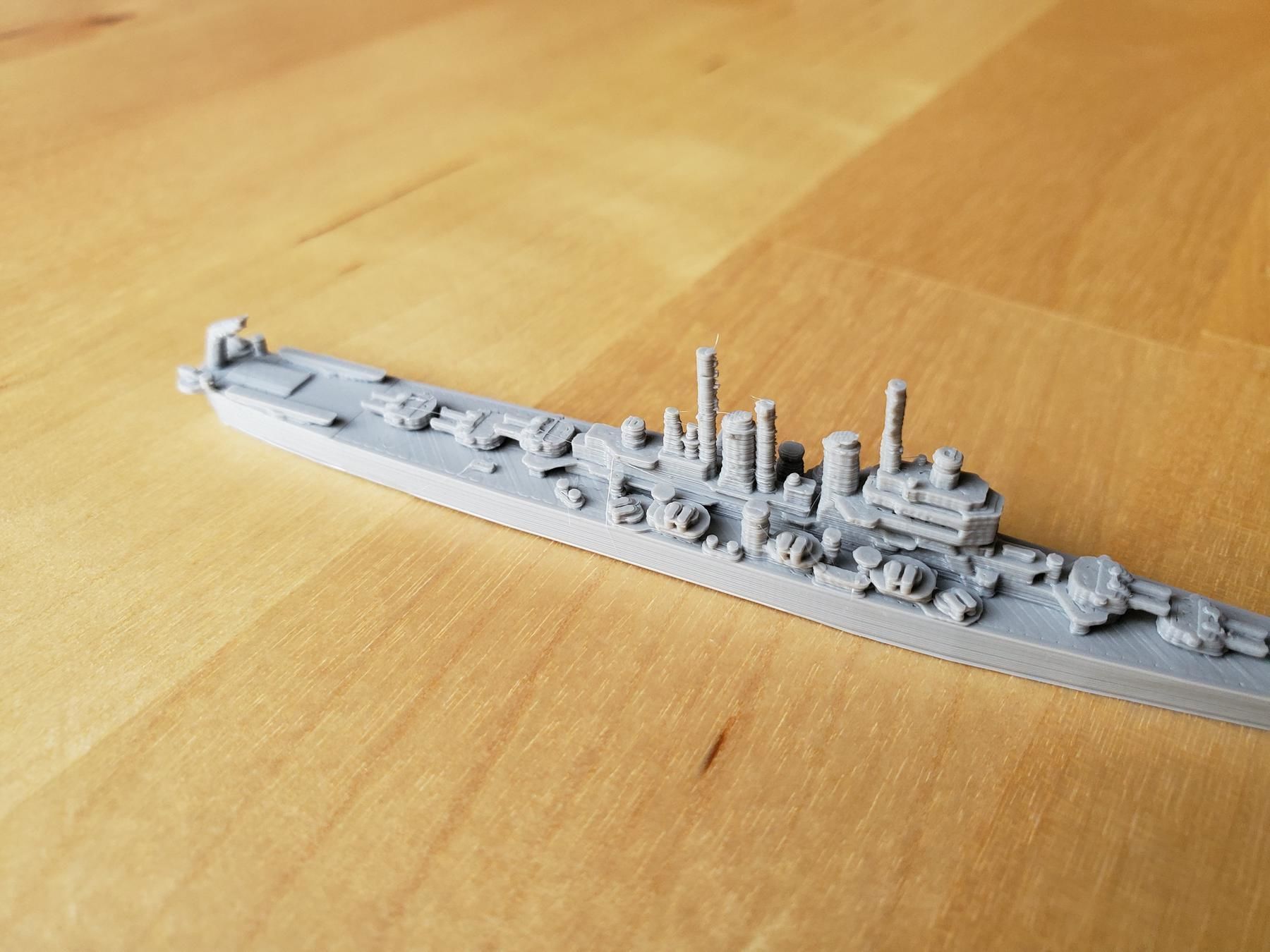US Worcester Class Cruiser Warship 3D model 3D printable | CGTrader