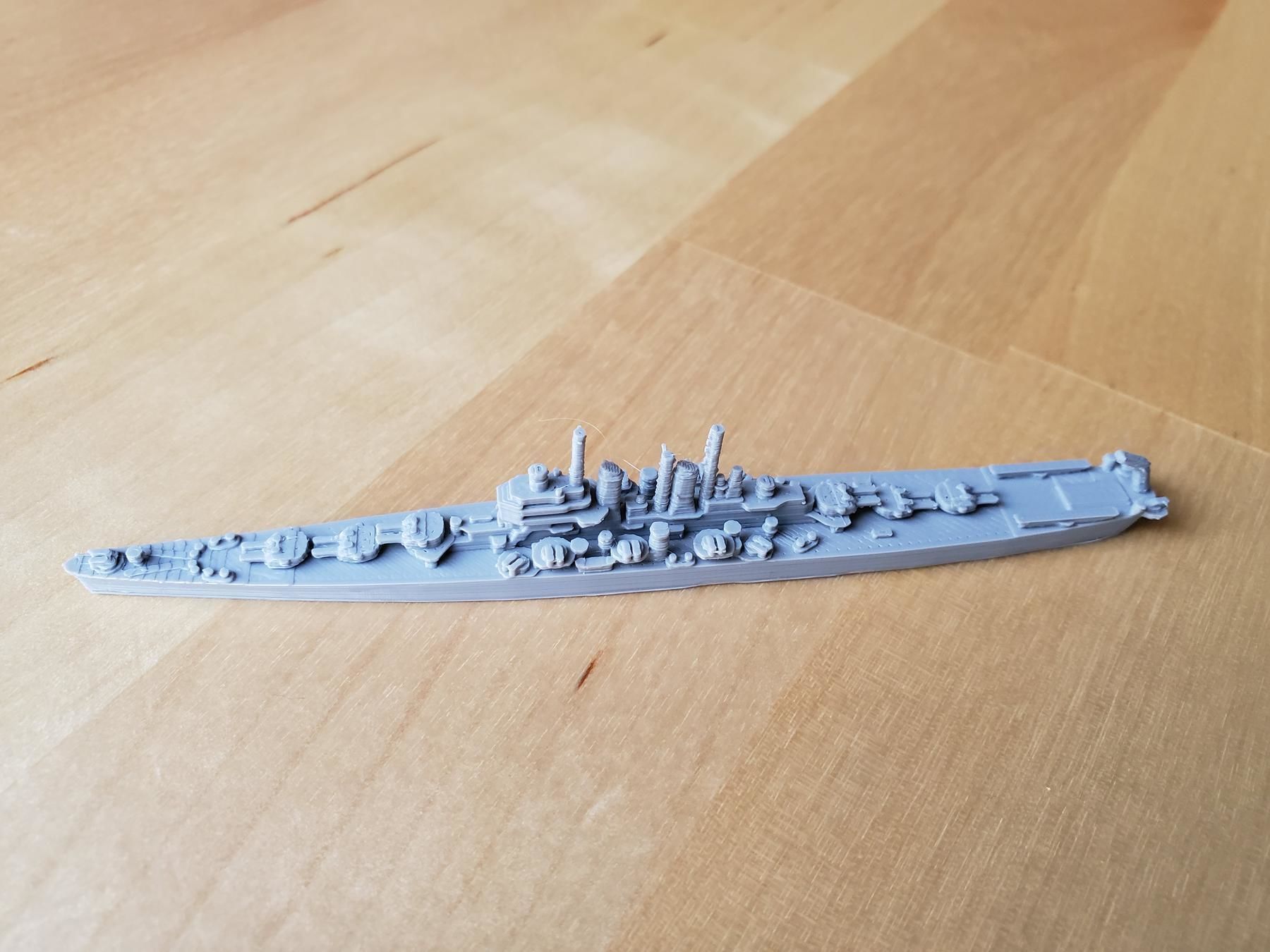 US Worcester Class Cruiser Warship 3D model 3D printable | CGTrader