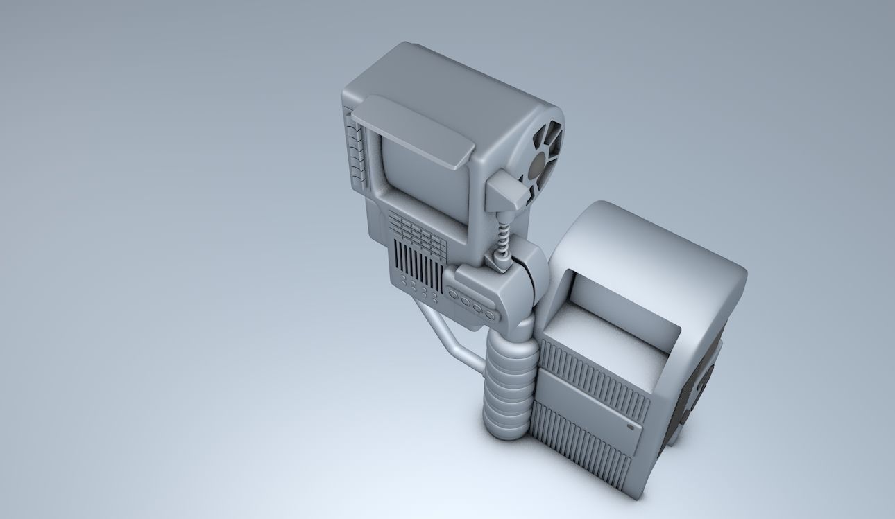 Future POSTBOX Display 3D model | CGTrader