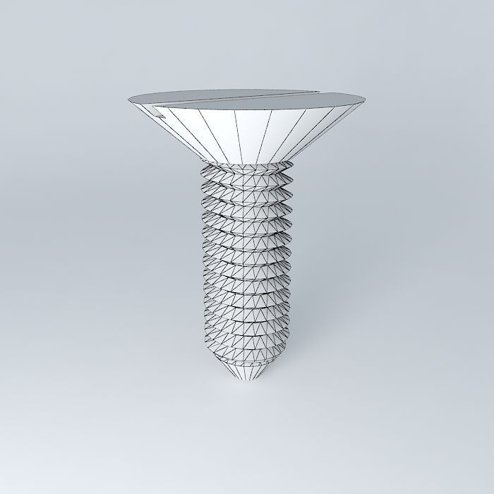 Screw free 3D Model MAX OBJ 3DS FBX STL DAE | CGTrader.com