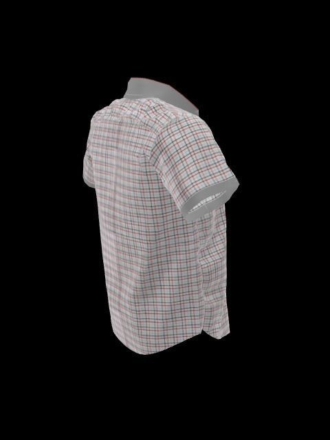 3 D Male T-Shirt with Half-Sleeves free VR / AR / low-poly 3D model ...