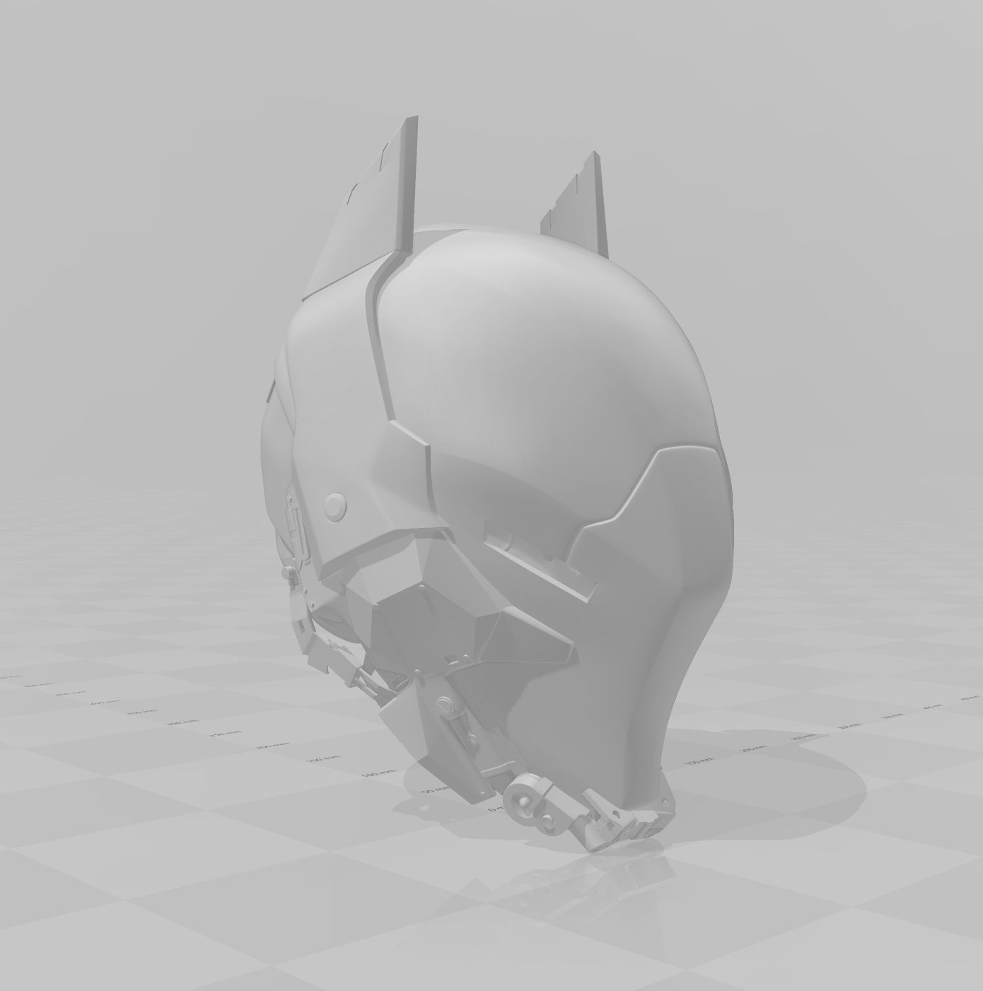 Batman Arkham Knight Helmet 3D model 3D printable | CGTrader