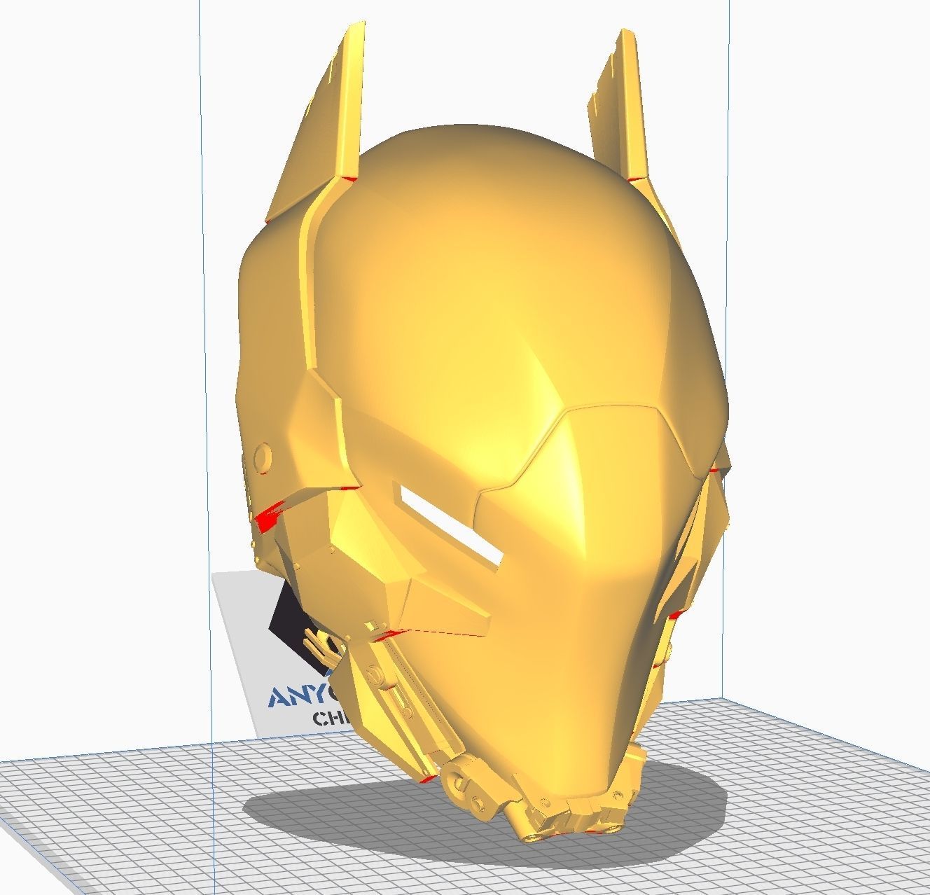 Batman Arkham Knight Helmet 3D model 3D printable | CGTrader