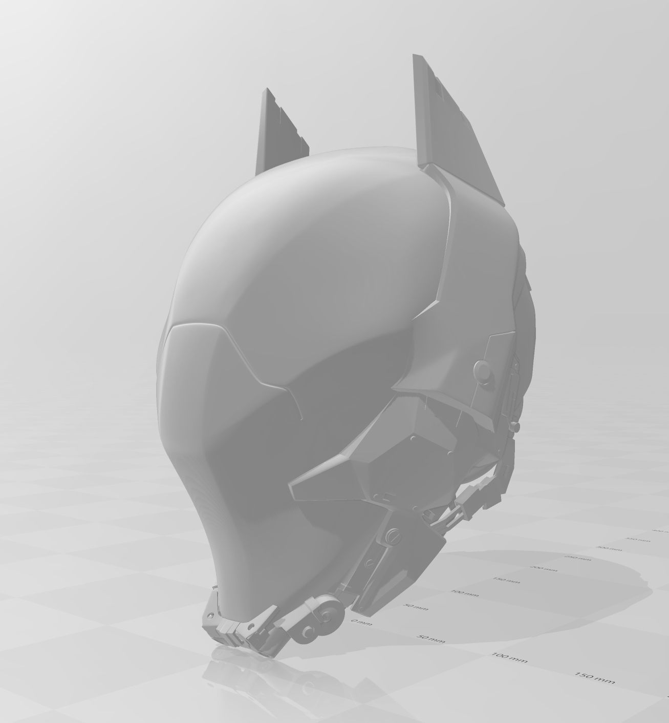 Batman Arkham Knight Helmet 3D model 3D printable | CGTrader