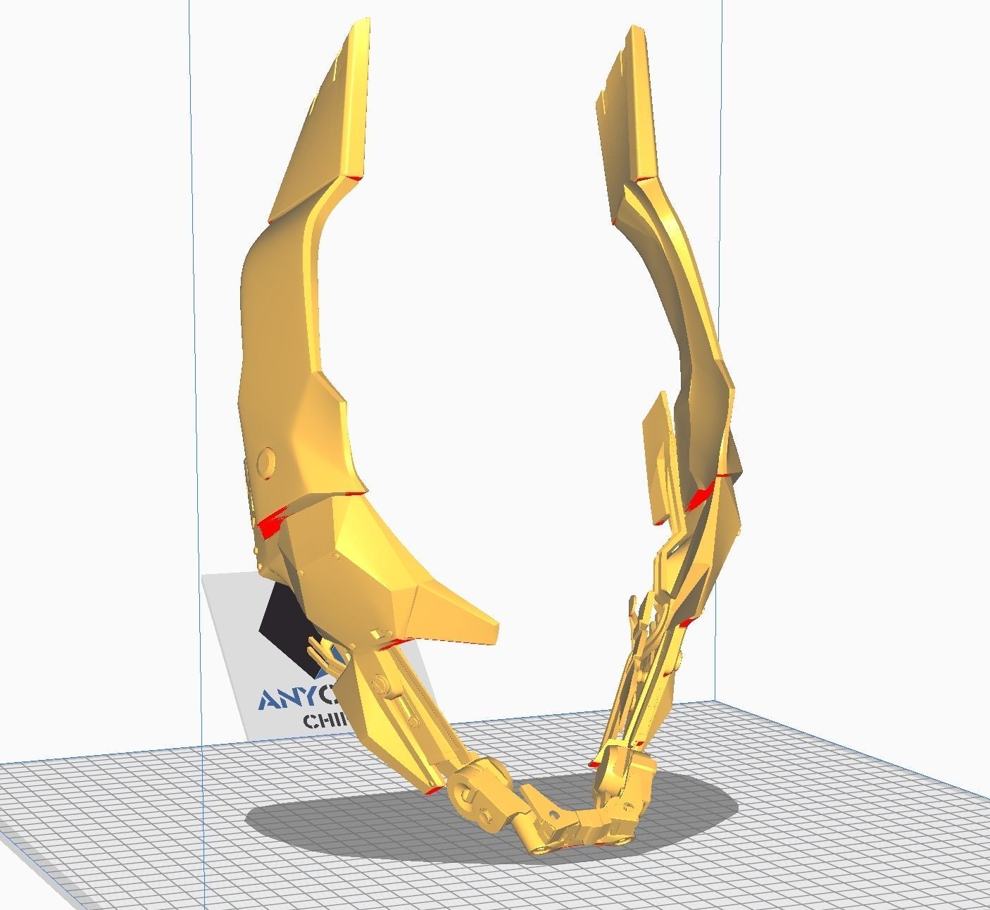 Batman Arkham Knight Helmet 3D model 3D printable | CGTrader