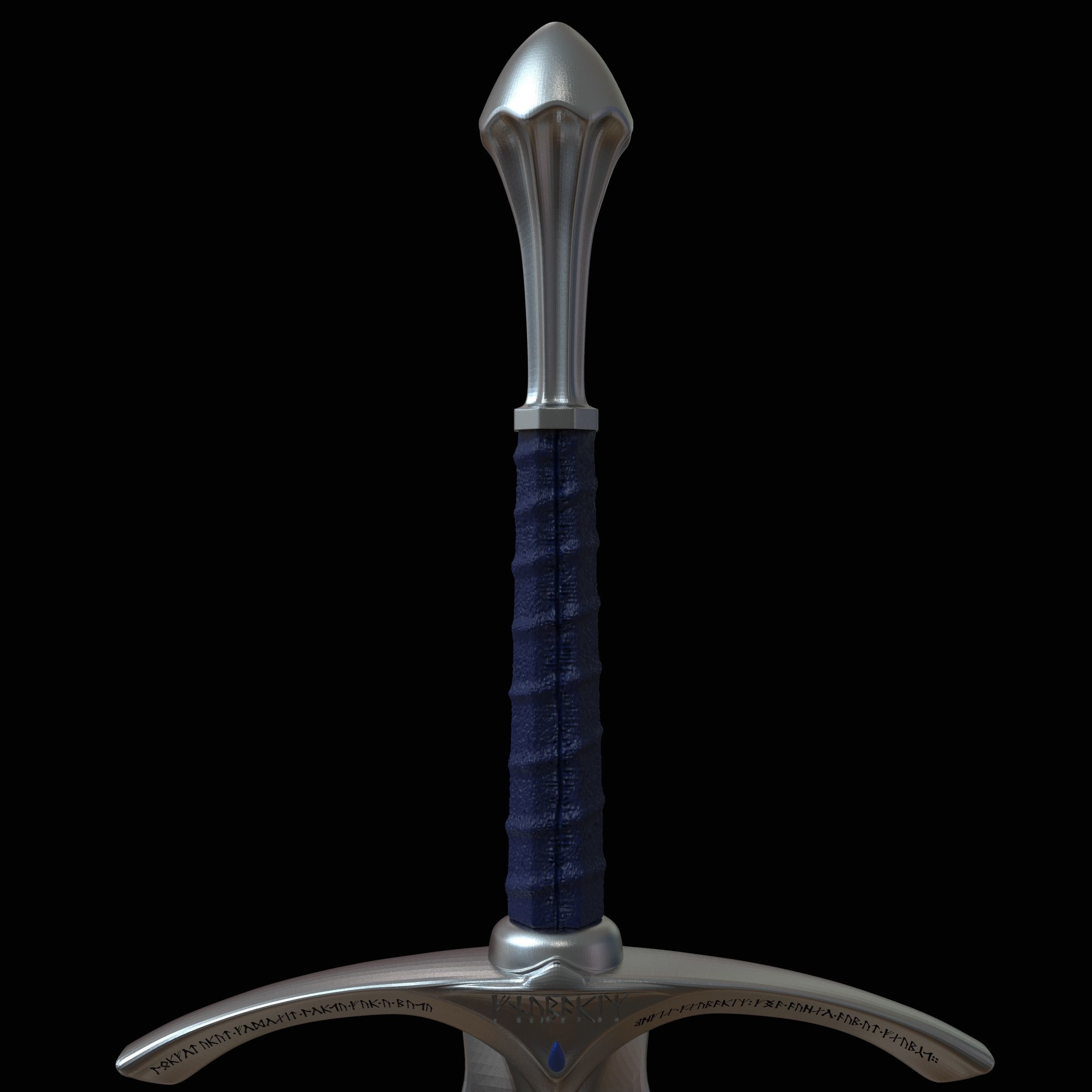 GANDALF GLAMDRING SWORD - THE HOBBIT 3D model 3D printable | CGTrader