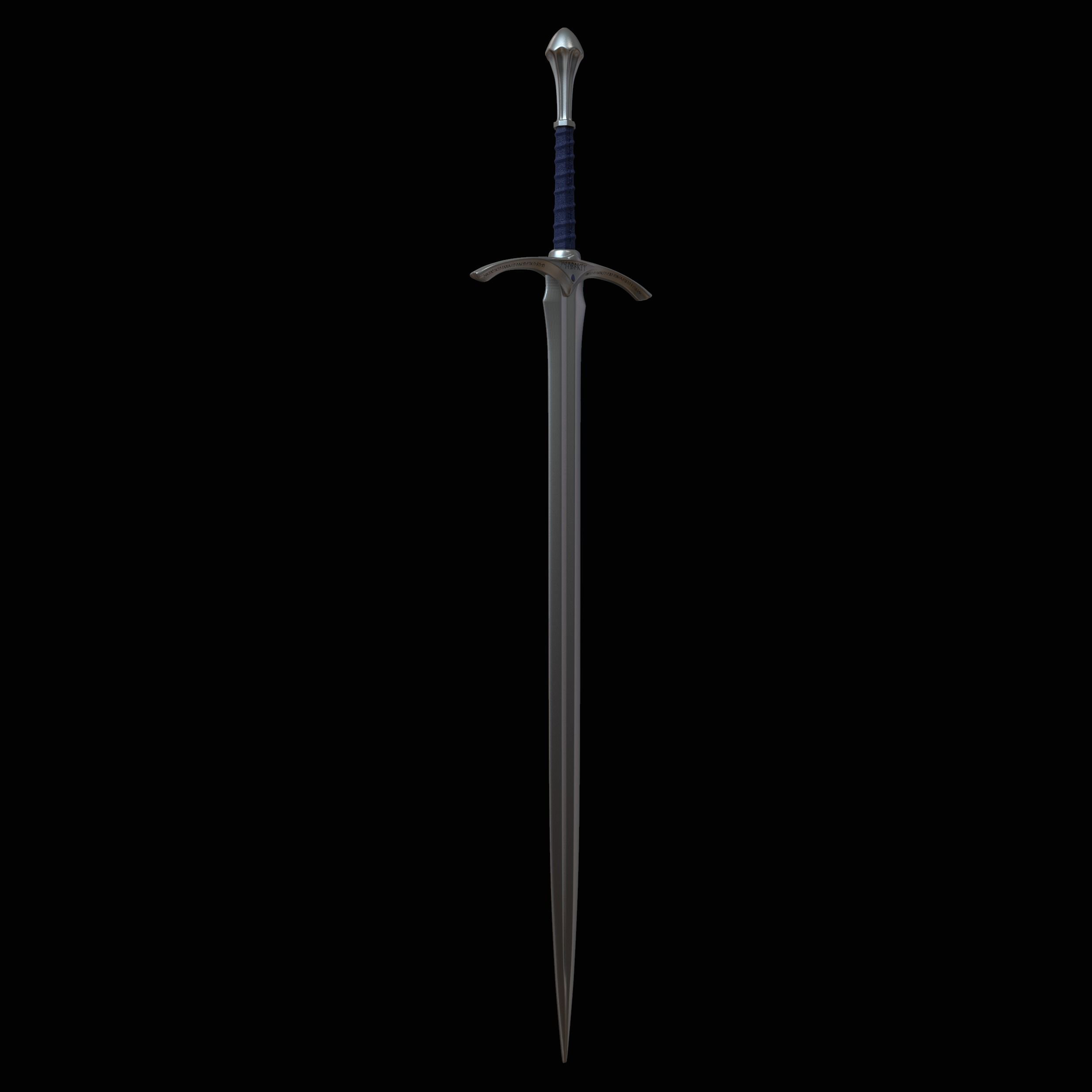 GANDALF GLAMDRING SWORD - THE HOBBIT 3D model 3D printable | CGTrader