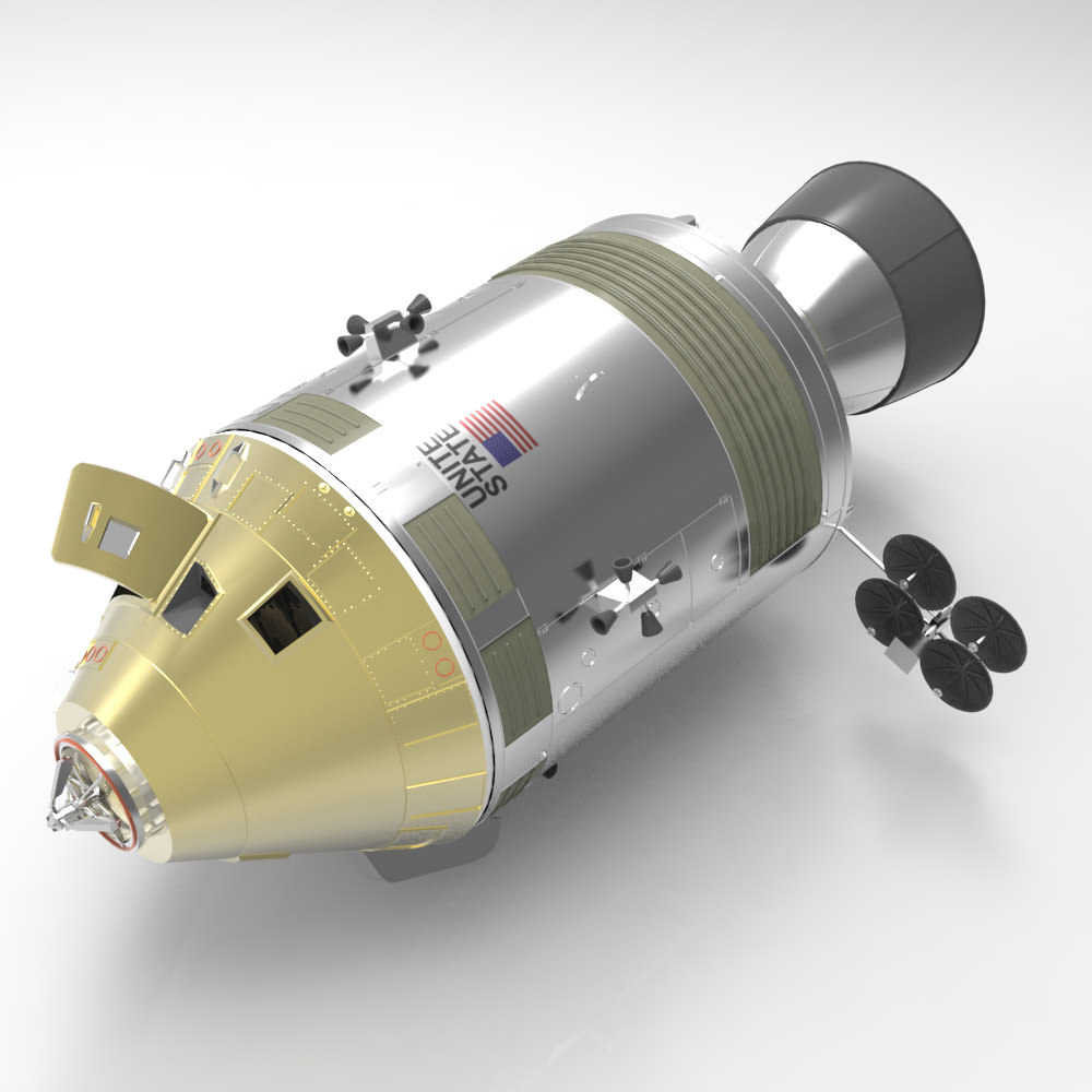 3d Printed Model Nasa Apollo