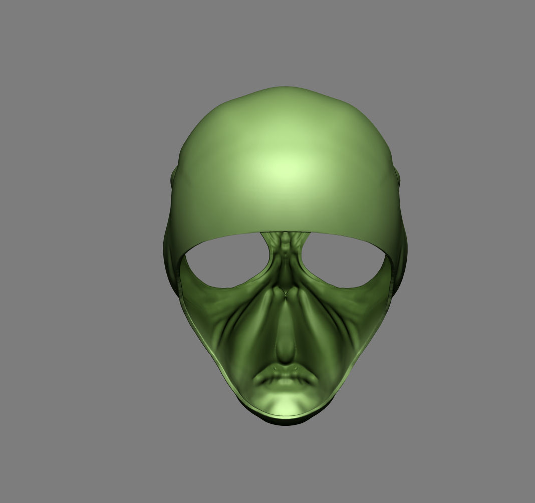 Alien Mask Cosplay Costume Helmet 3D model 3D printable | CGTrader