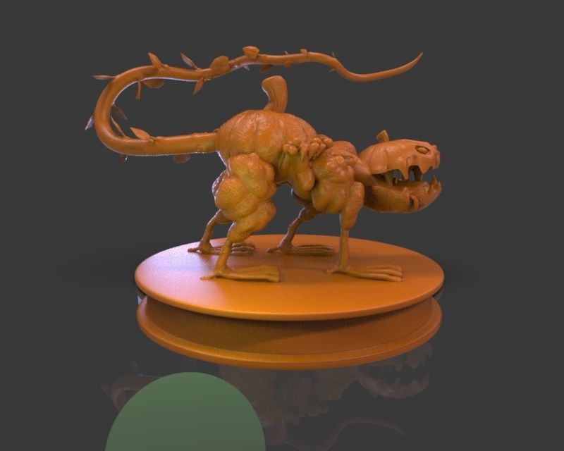 Pumpkin Creature V1 3D model 3D printable | CGTrader