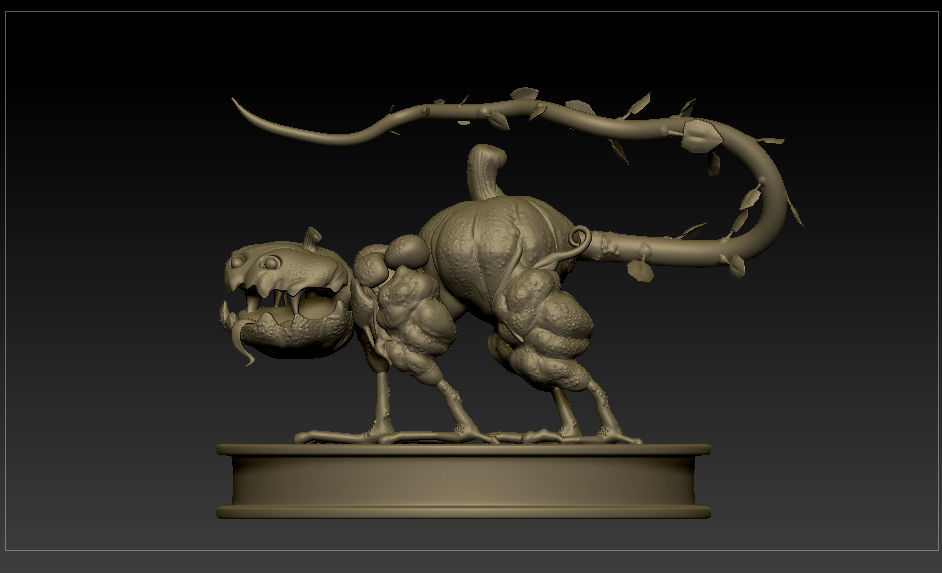 Pumpkin Creature V1 3D model 3D printable | CGTrader