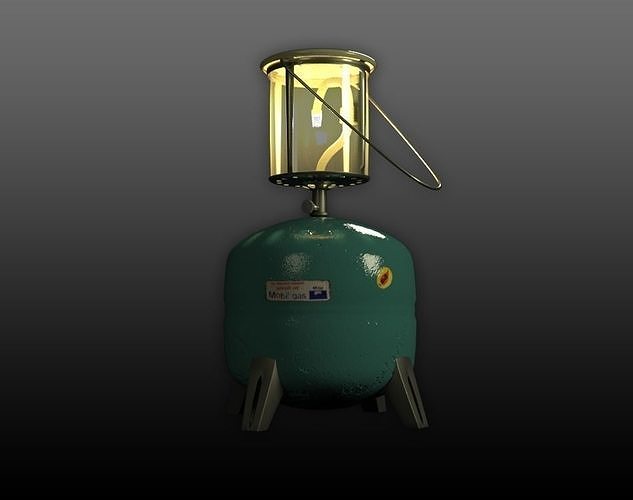 Gas Lamp 3d Model free 3D model | CGTrader
