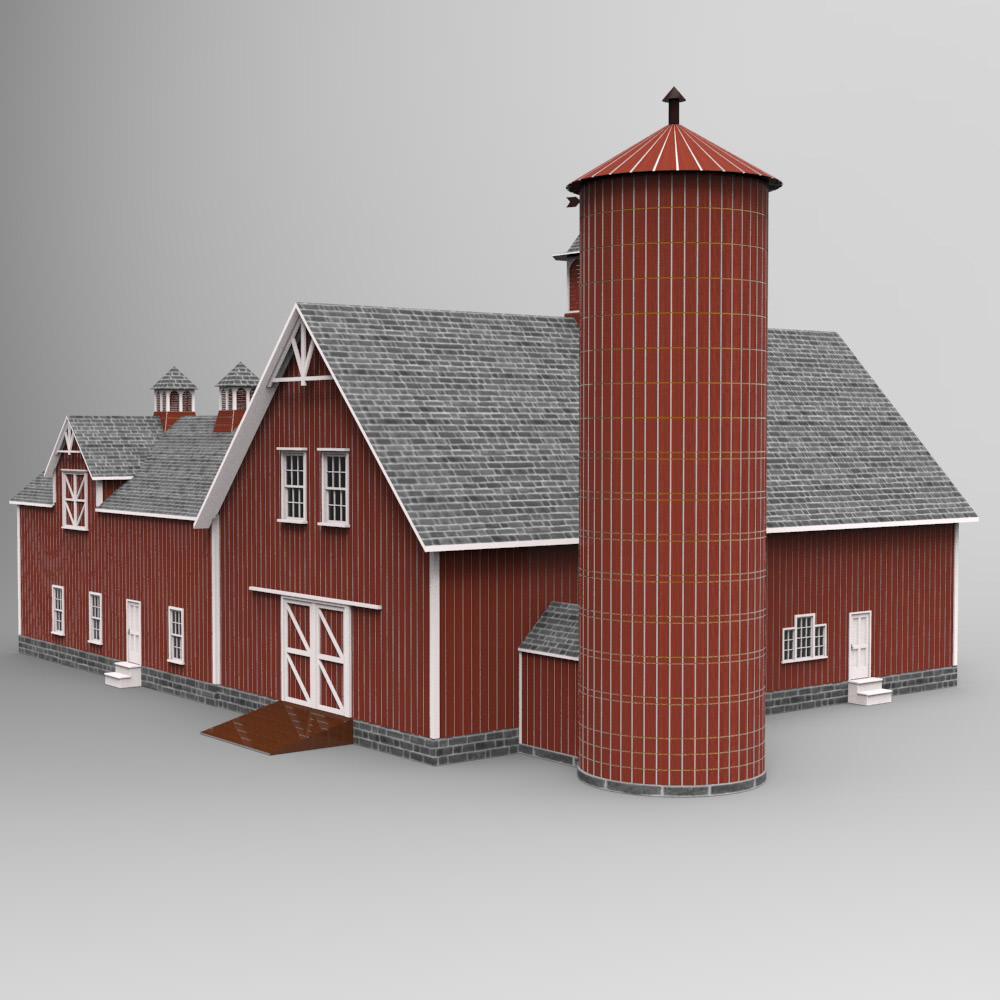 Barn for 3D Studio Max 3D model | CGTrader