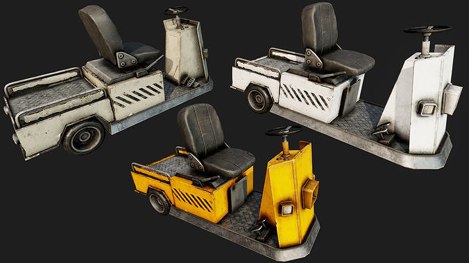 3D model Luggage Vehicle PBR VR / AR / low-poly | CGTrader