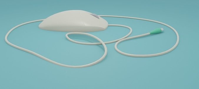 3D model 90s desktop mouse VR / AR / low-poly | CGTrader